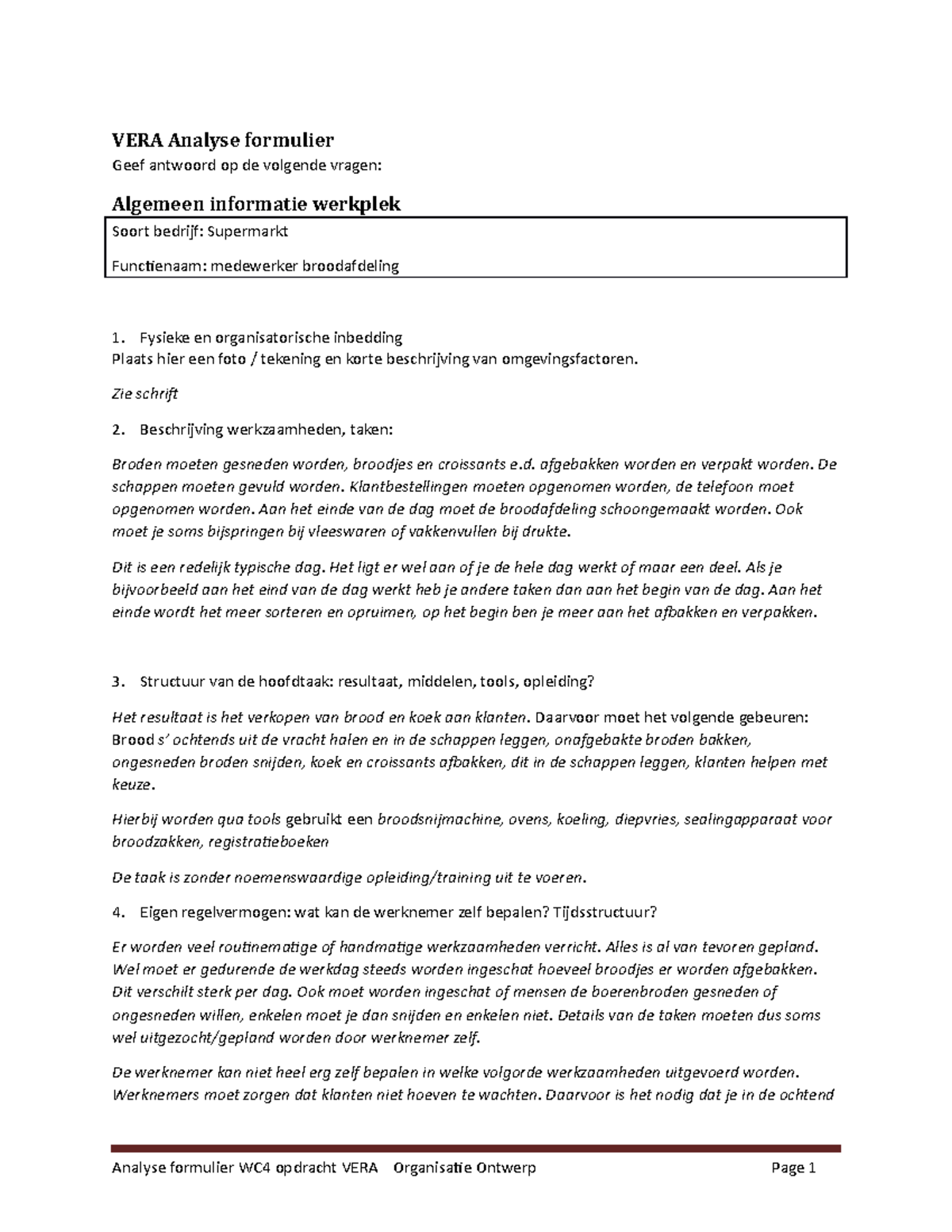 19 OO WC4 std VERA Form uitwerking interview - VERA Analyse formulier ...