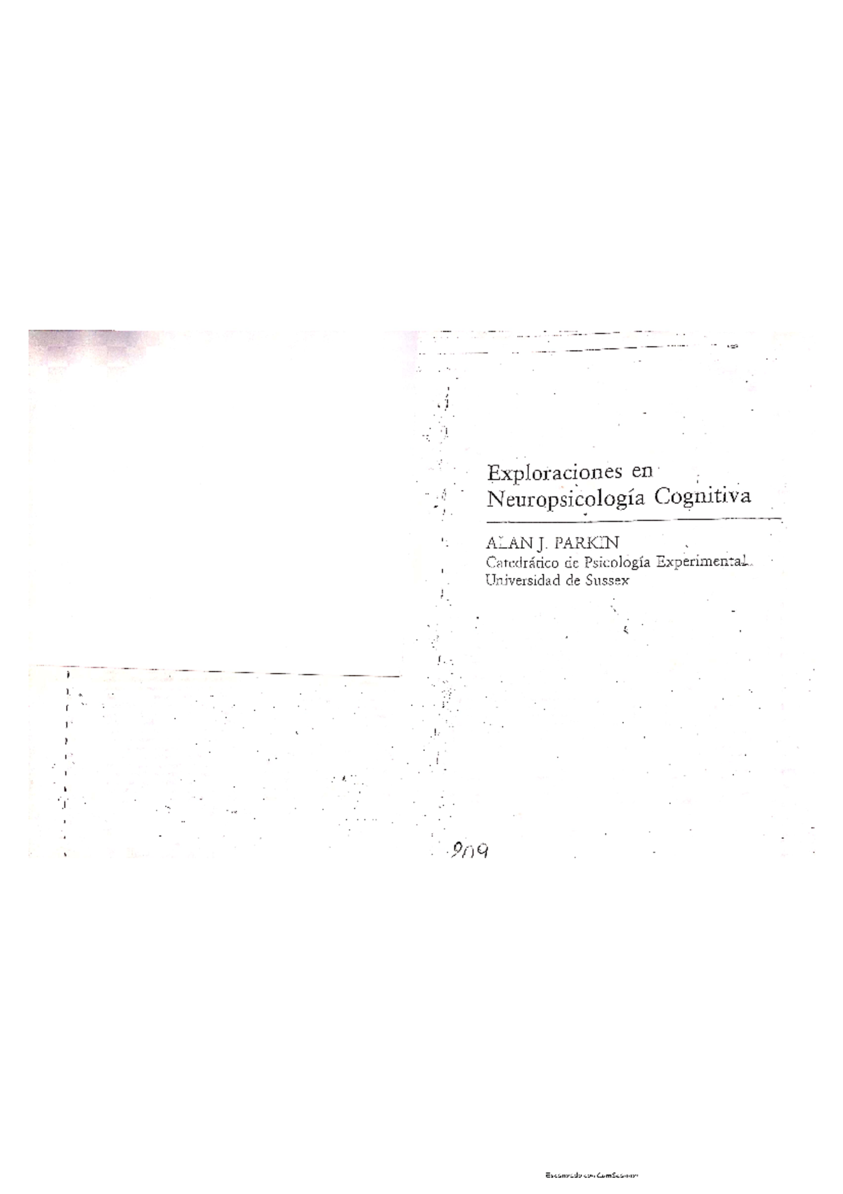 Alan J. Parkin - Exploraciones en Neuropsicologia cognitiva - Cap. 10 ...