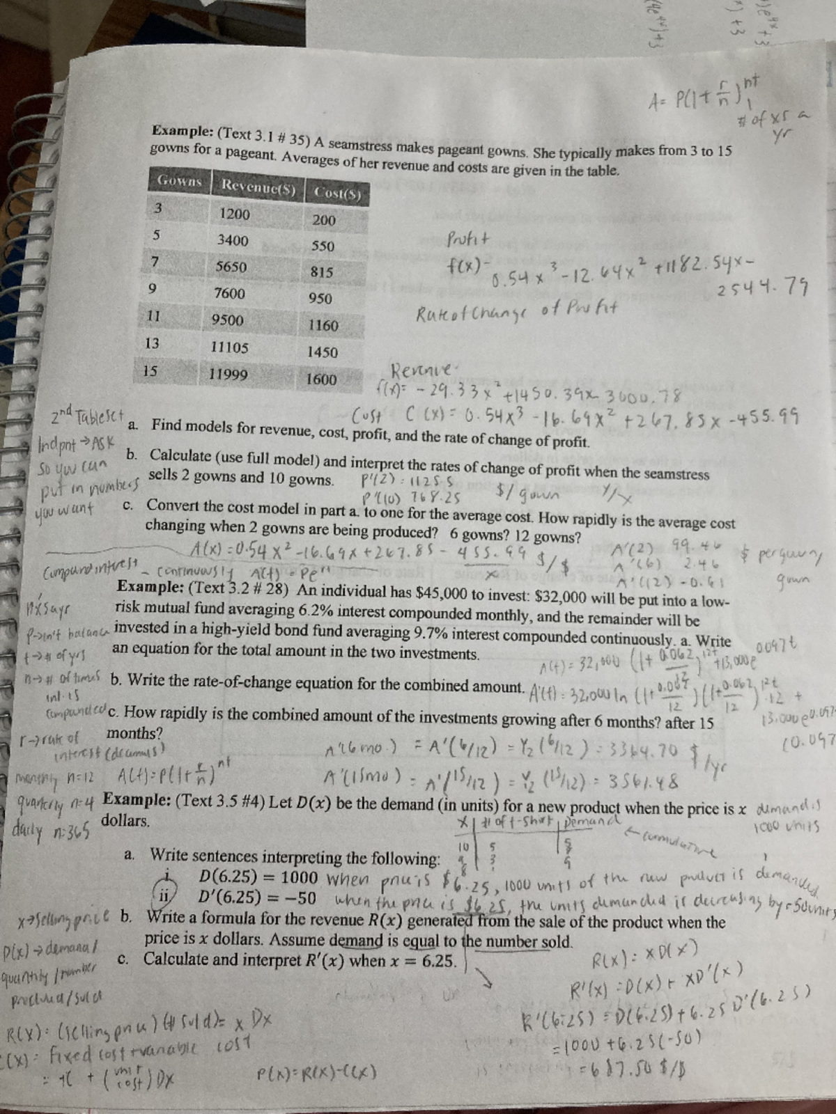 Chapter 3 - Handouts - MATH 1231 - Studocu