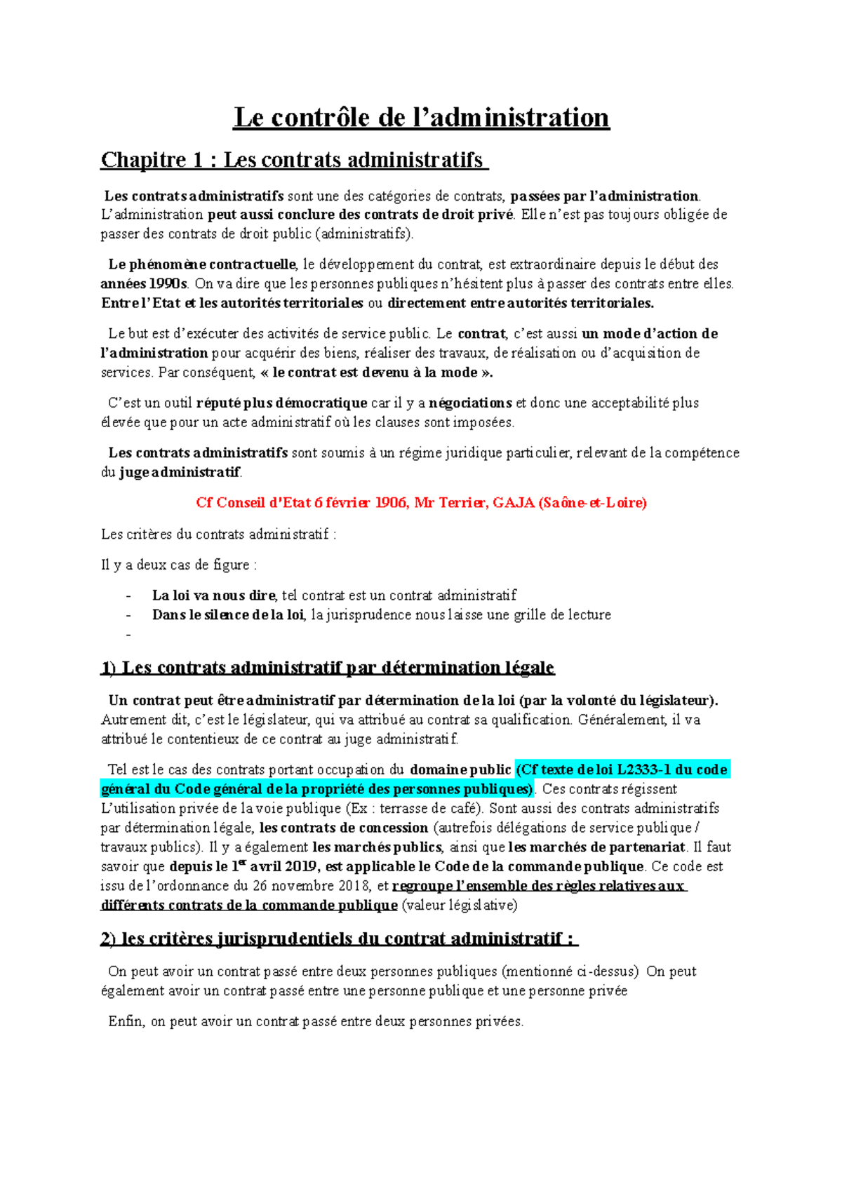 Le contrôle de l’administration droit administratif - Le contrôle de l ...