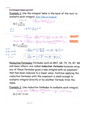 8.3 Notes - Trigonometric Integrals - MATH 2 - LPC - Studocu