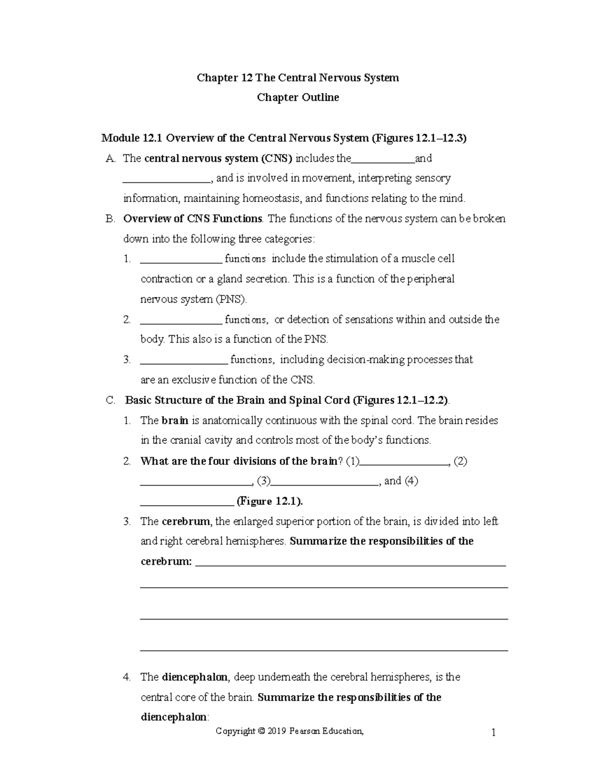 Amerman hap2 ch12 student lecture outlines-students - Chapter 12 The ...