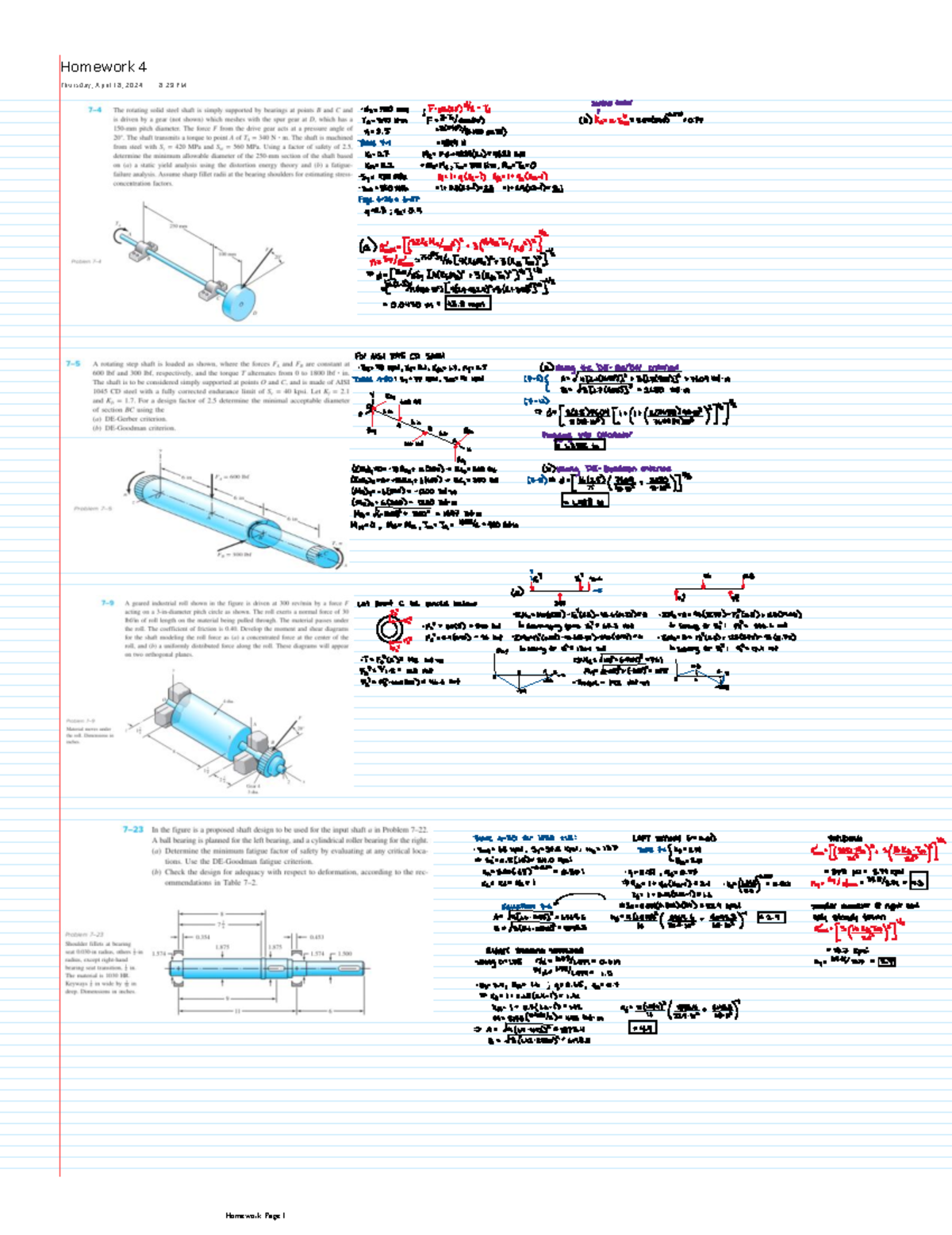 DME-Homework 4 - ME 4335 - Homework 4 Thursday, April 18, 2024 8:29 PM Homework Page 1 - Studocu