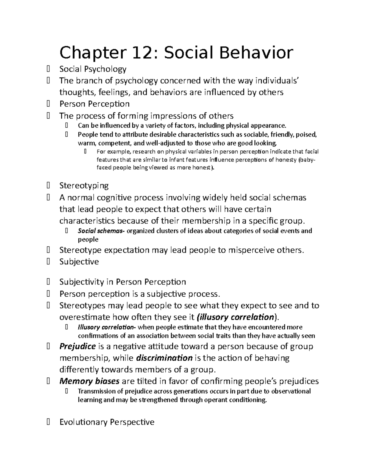 Chapter 12 - Introduction To Psychology Class notes - Chapter 12 ...