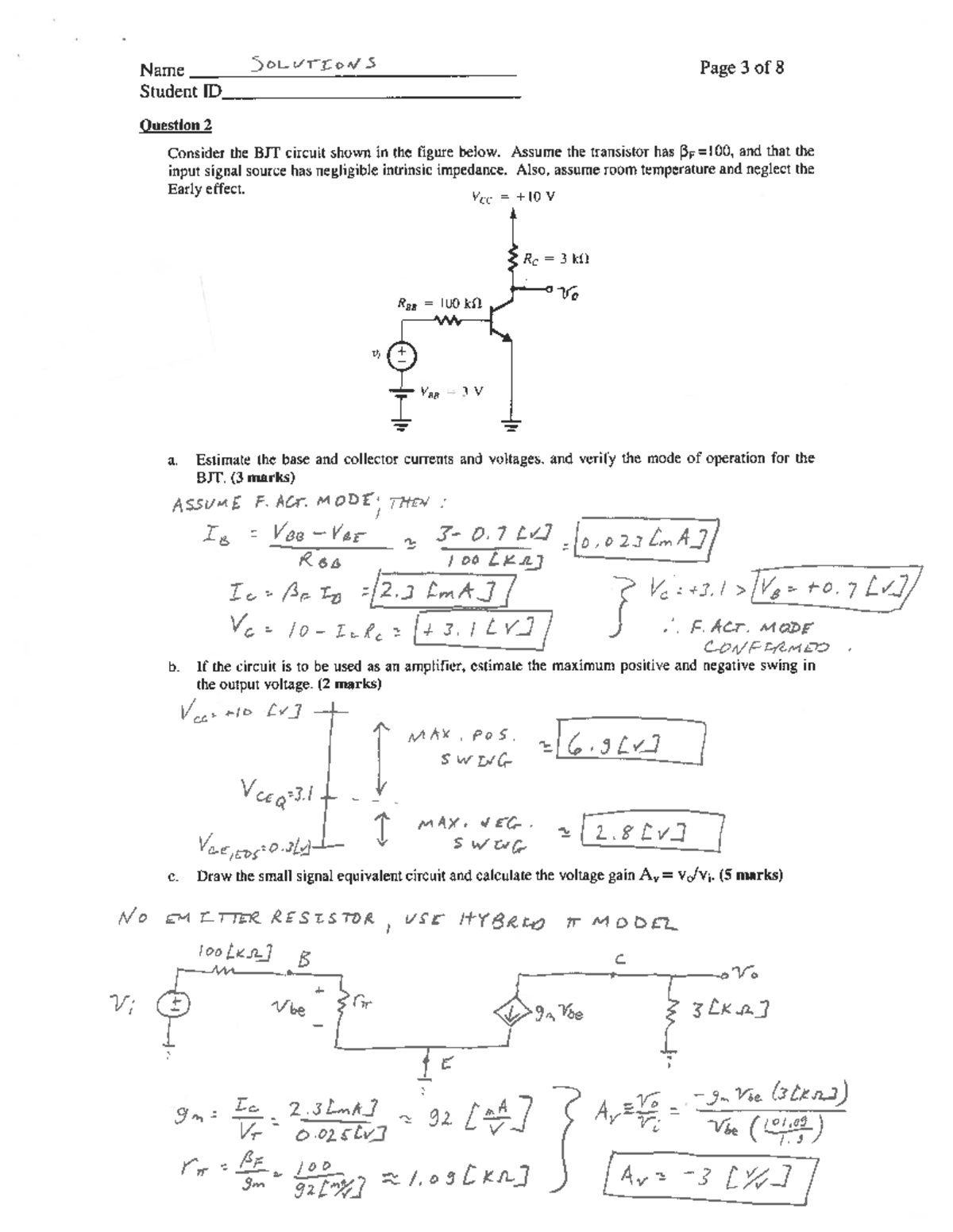 Sample Final Exam Questions - ECE302 - Studocu