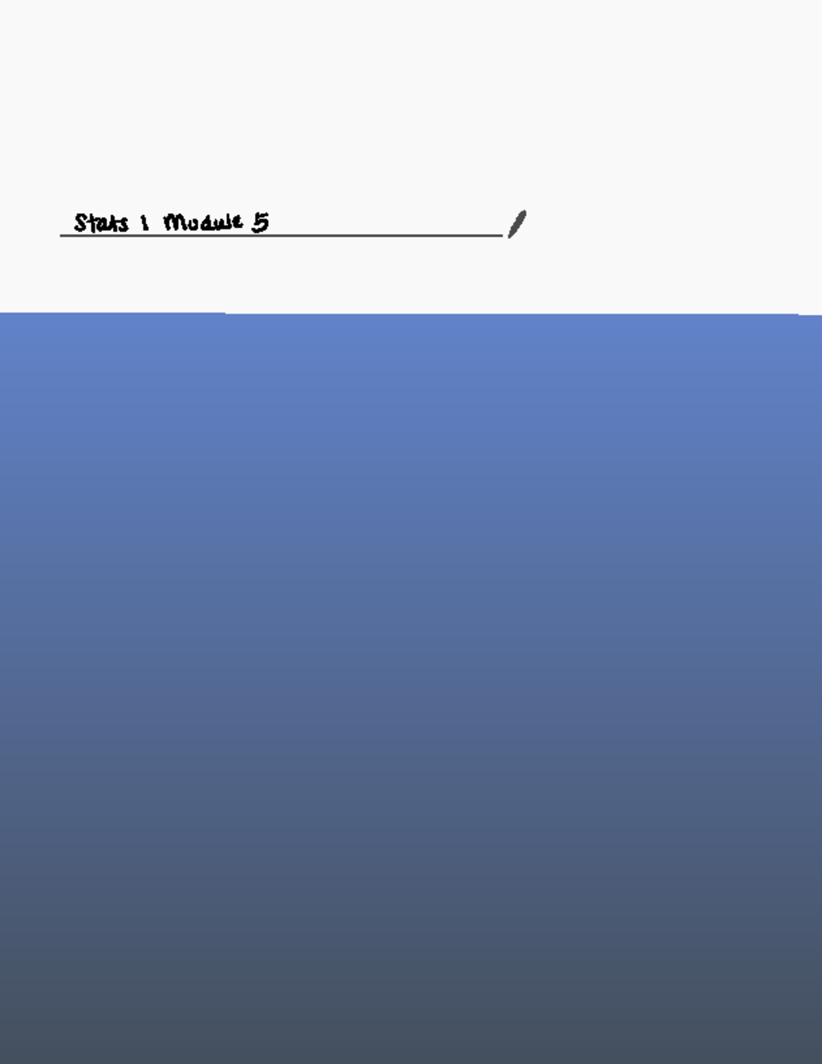 Stats 1 Module 5 - Stats 1 module Introduction to Hypothesis Testing ...