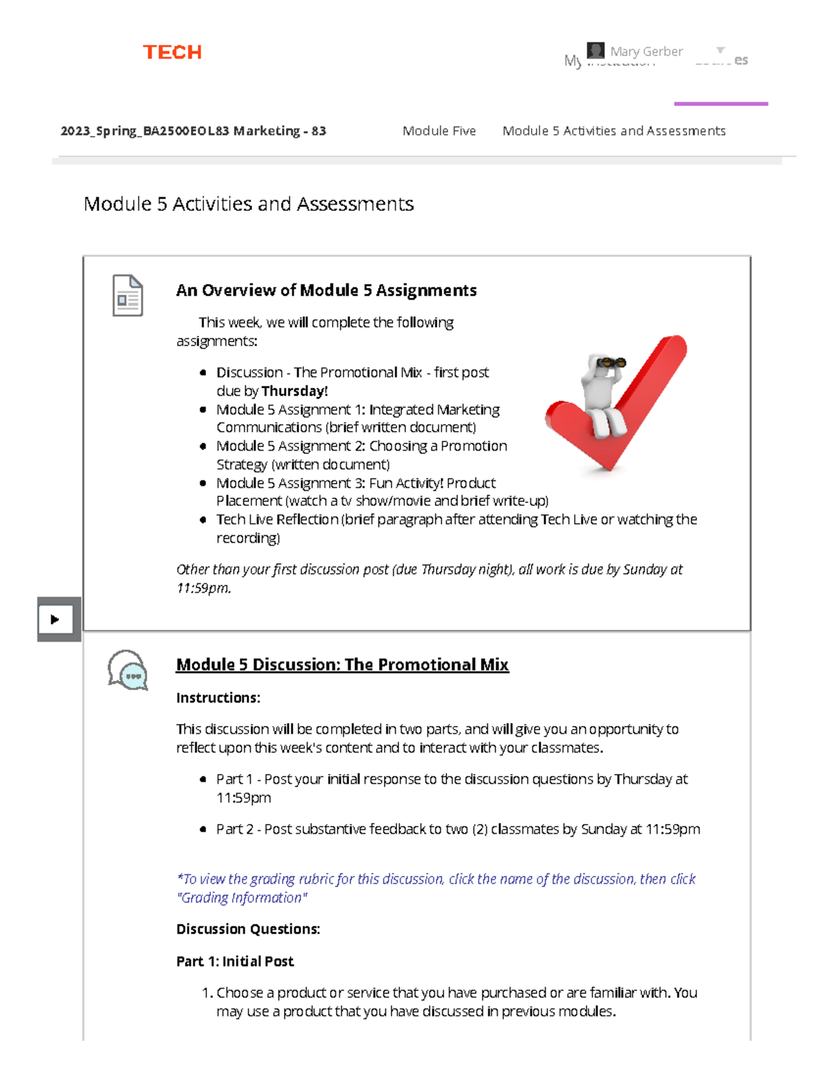 Module 5 Activities and Assessments – 2023 Discussion - 2023_Spring ...