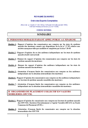 Manuel des normes d'audit Comportement professionnel - NORMES RELATIVES AU COMPORTEMENT - Studocu