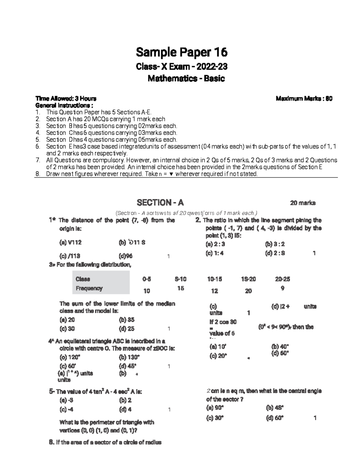 Basics Of Mathematics And Quantum Mechanics 1 - Sample Paper 16 Class ...