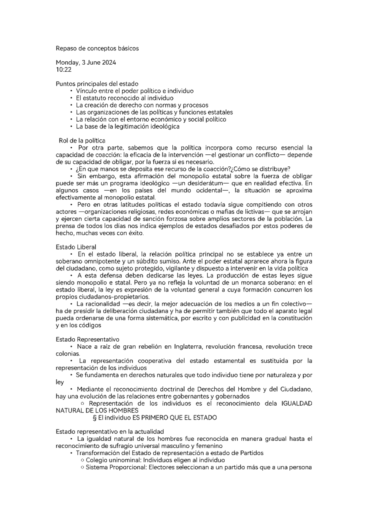 Repaso de Conceptos Básicos - Repaso de conceptos básicos Monday, 3 ...