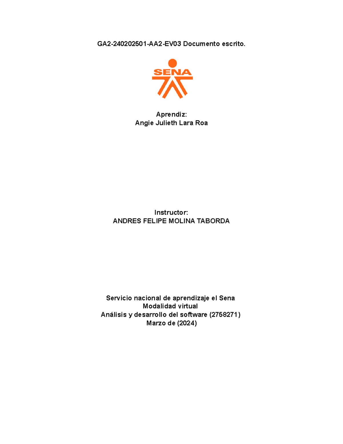 GA2-240202501-AA2-EV03 Documento escrito - Aprendiz: Angie Julieth Lara ...