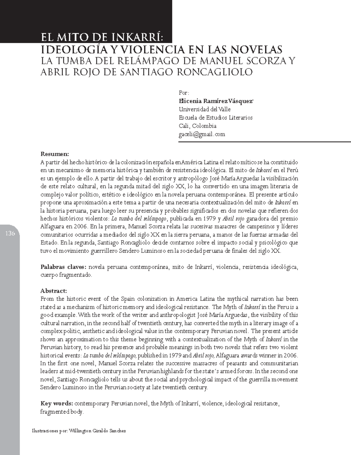 Mito de inkarri - Este mito está sustentado por alguien - 136 Resumen ...