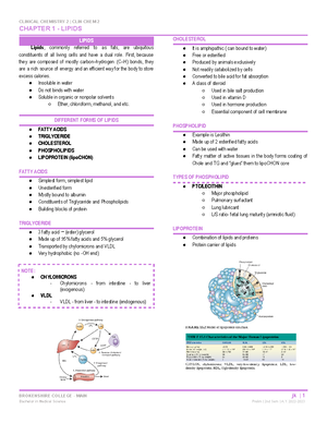 Lab Exercise 1 - Lipid Profiling - LABORATORY EXERCISE 1 - LIPID ...