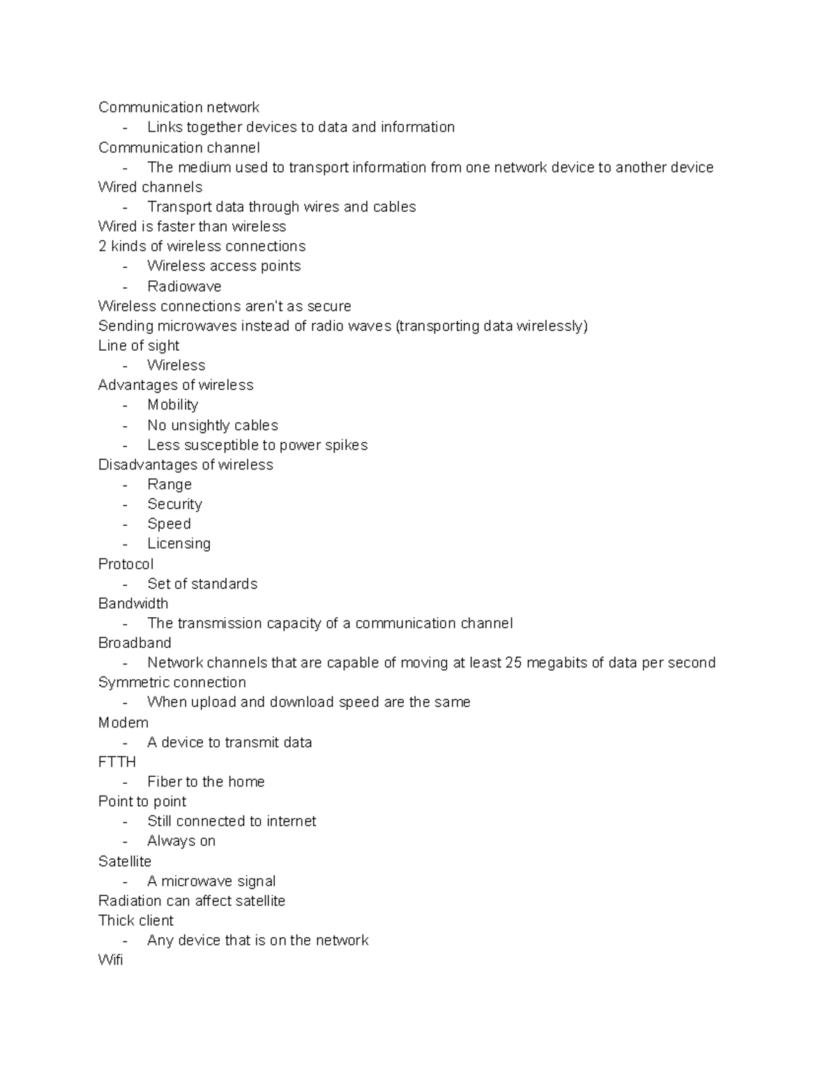 CIS Class 6 - networking - Communication network - Links together ...