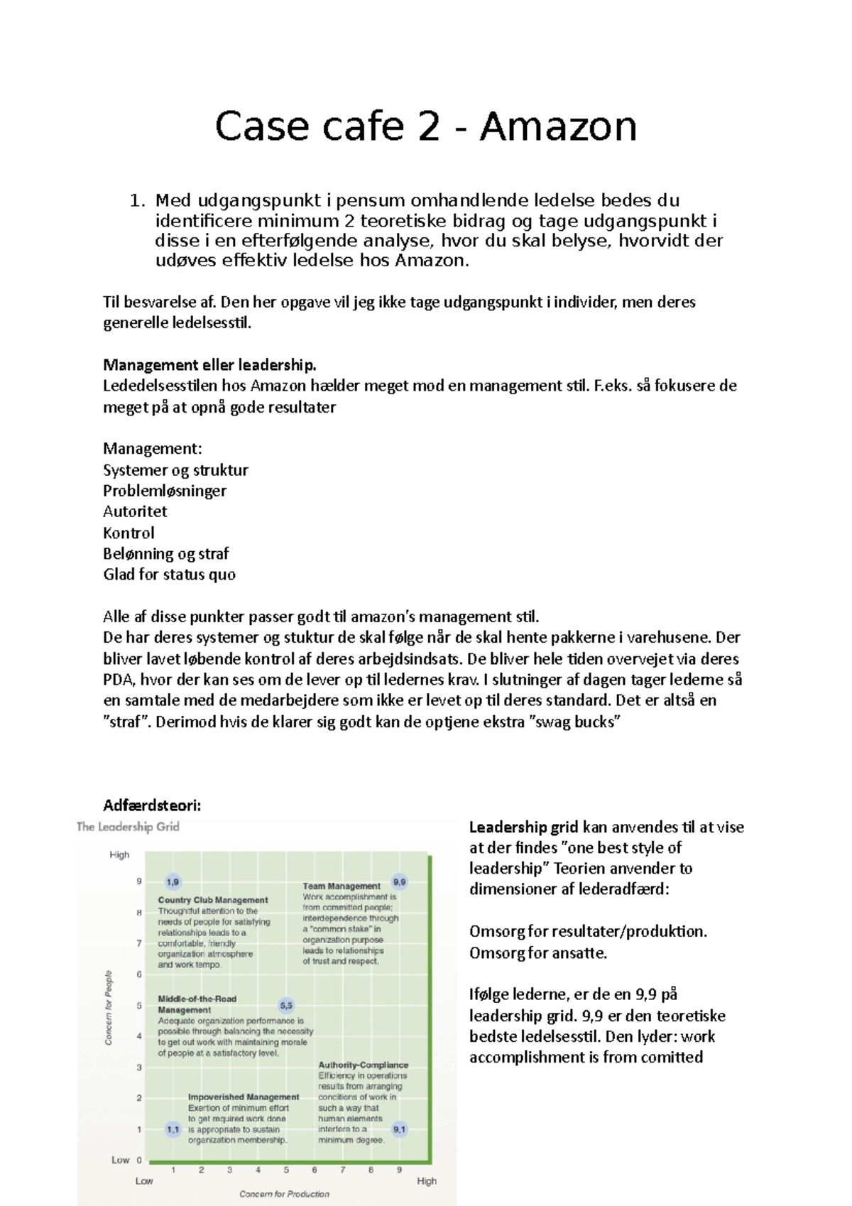 Case cafe 2 svar - Case cafe 2 - Amazon Med udgangspunkt i pensum ...