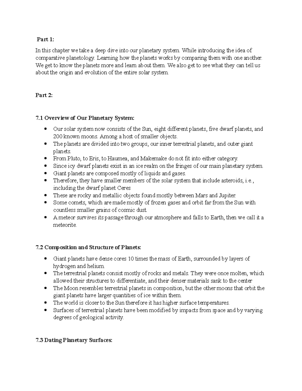 Chapter 7 Summary - Part 1: In this chapter we take a deep dive into ...