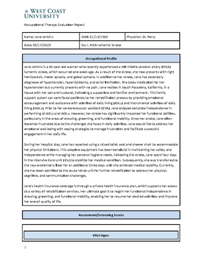 Lab - Dr. D - Station 1 Rancho level 7 and light meal prep What do you ...