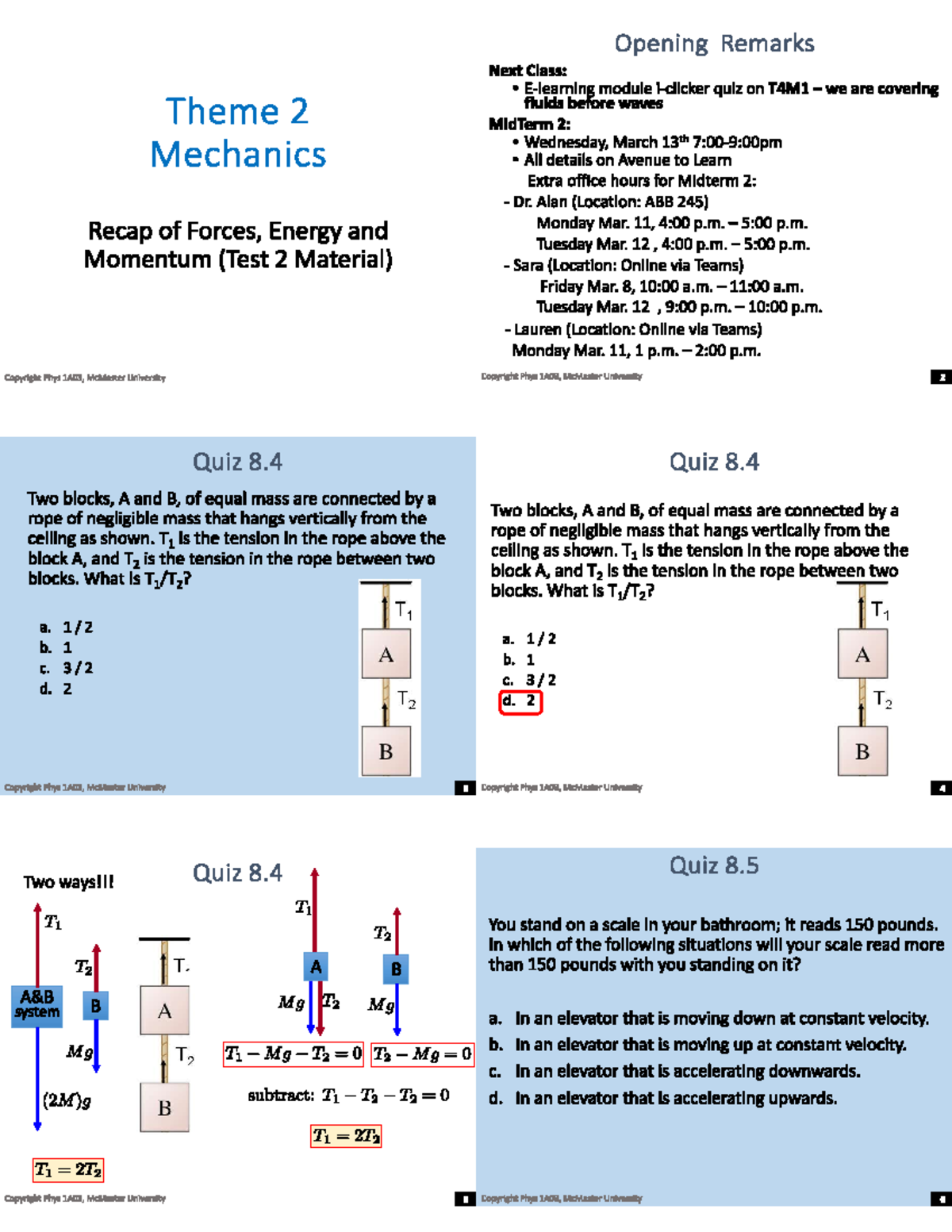 Lec 9a - lec notes - PHYSICS 1A03 - Studocu
