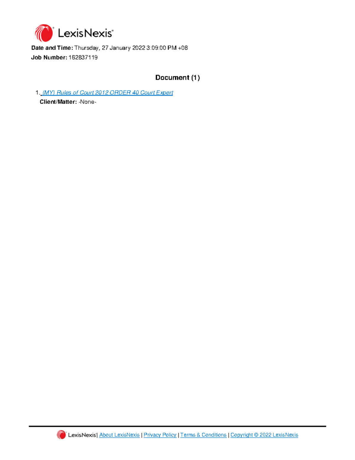  MY Rules Of Court 2012 Order 40 Court Expert About LexisNexis