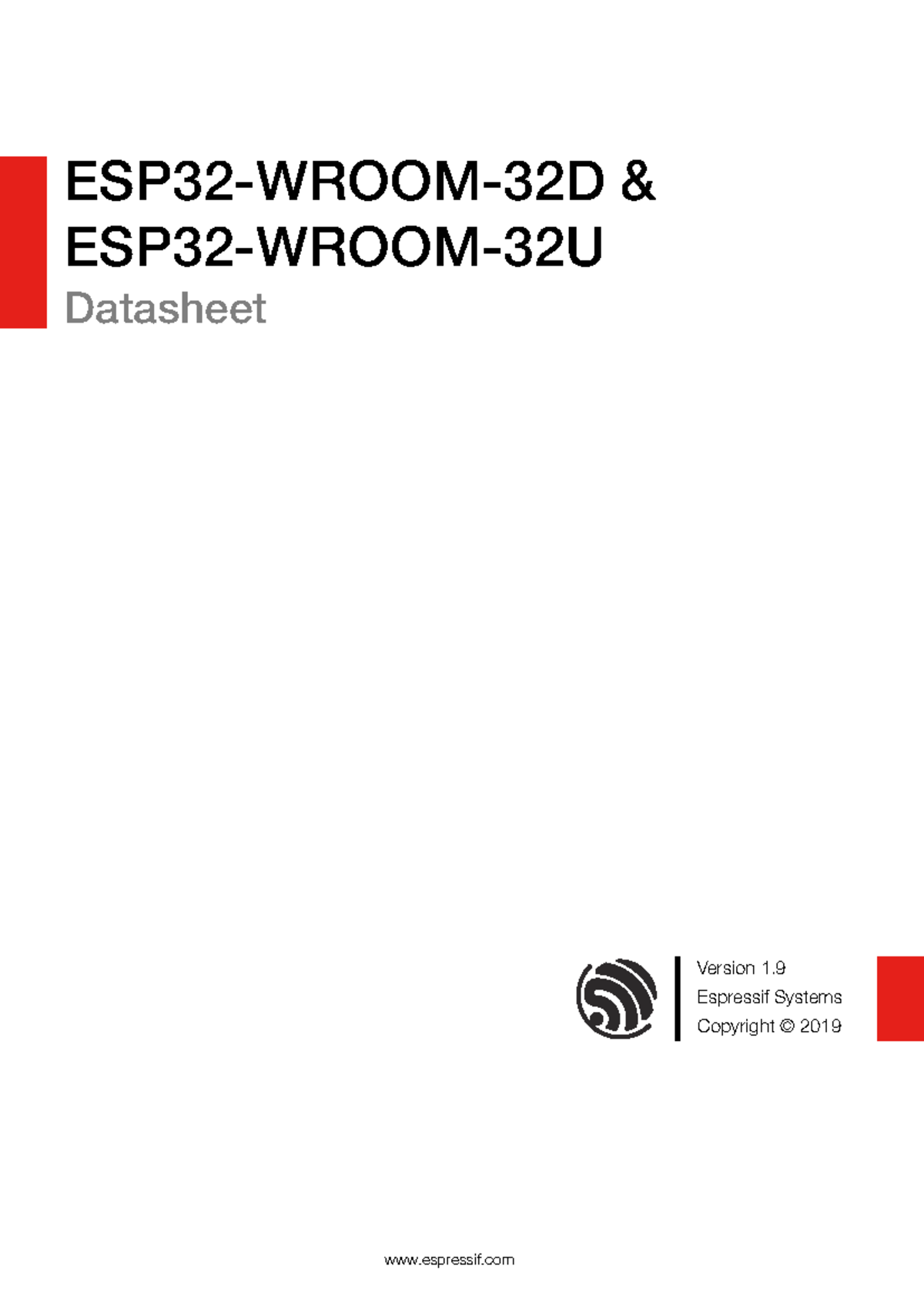 ESP32 Wroom 32D - manual del fabricante del microcontrolador eps32 - ESP32-WROOM-32D & - Studocu