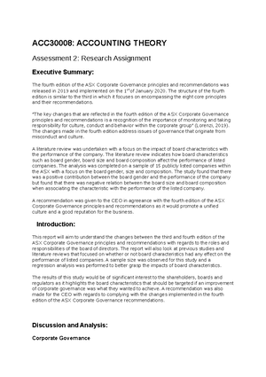 ACC30010+Auditing,+S1-2023+Assignment+Case+study - ACC30010 Auditing: Sem 1, 2023 Assignment ...