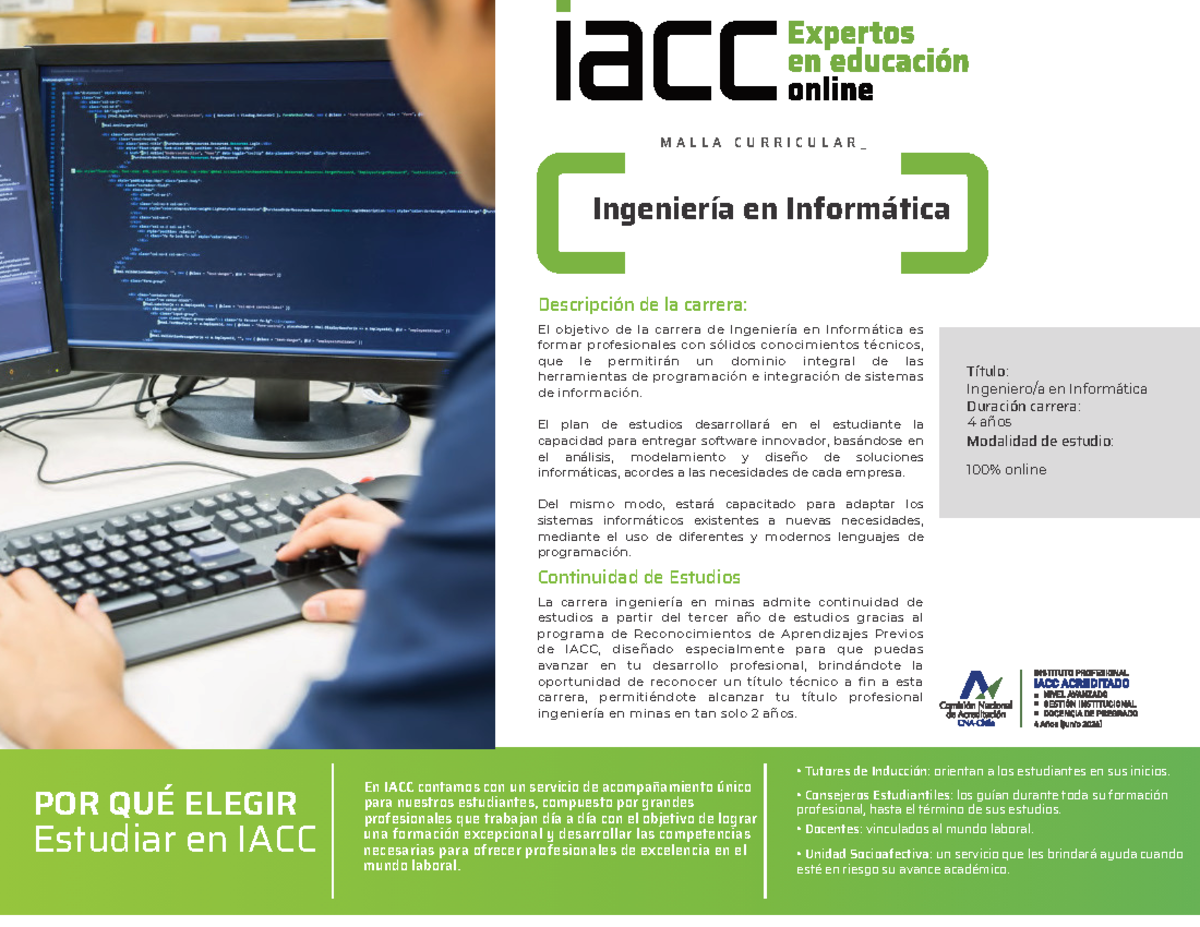 Malla Curricular Ingenieria en Informatica - Ingeniería en Informática ...