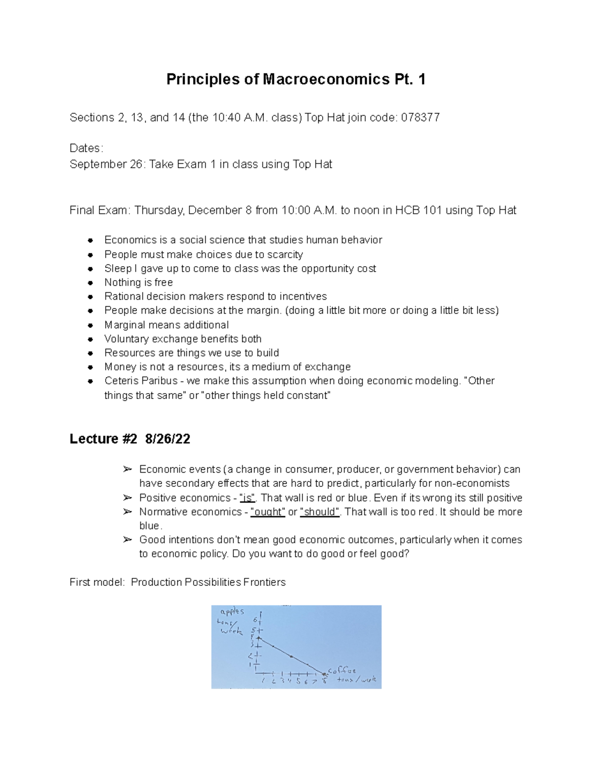Principles of Macroeconomics Pt. 1 - 1 Sections 2, 13, and 14 (the 10: ...