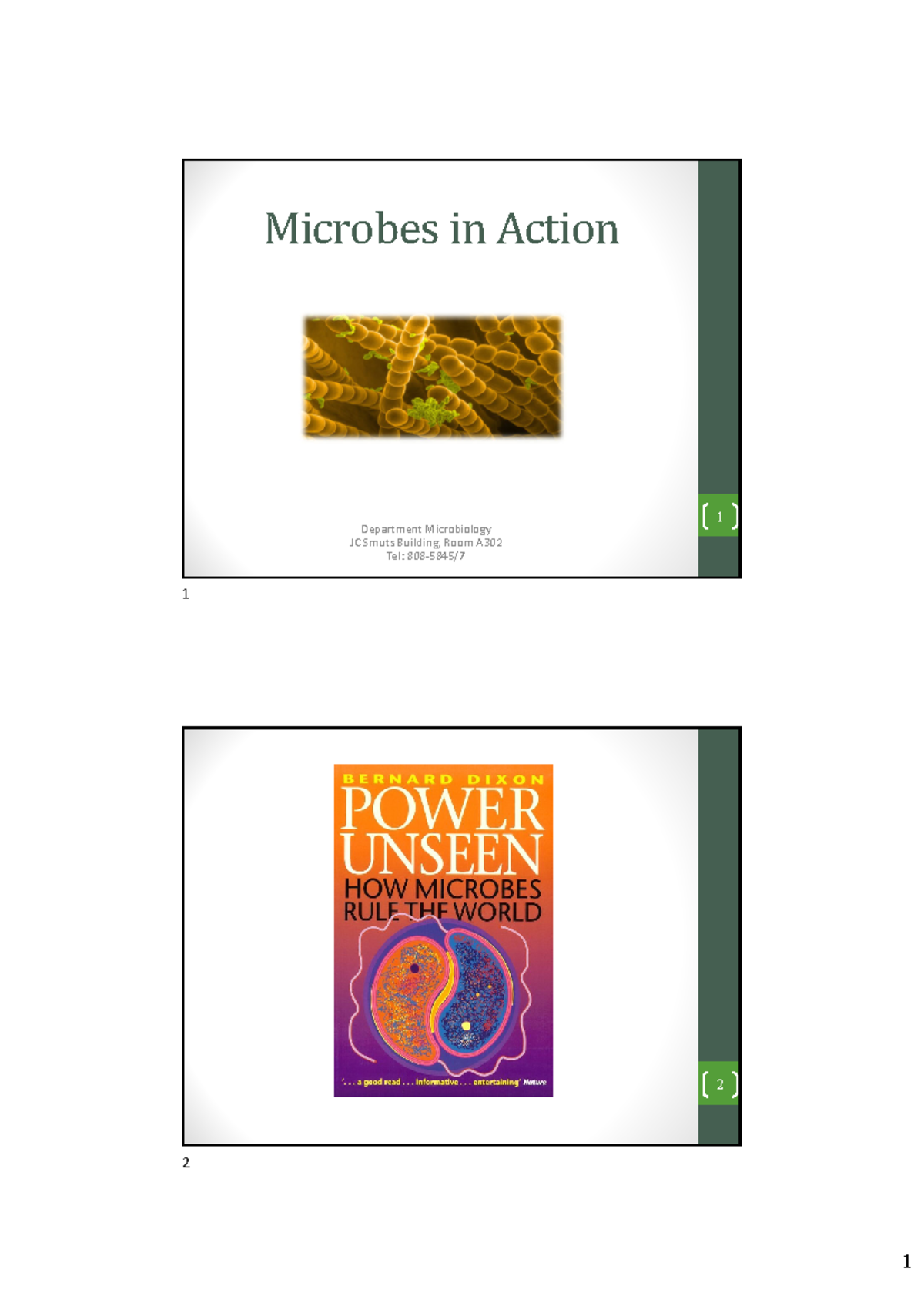 10E 2023 - Microbes in Action - Microbes in Action Department ...