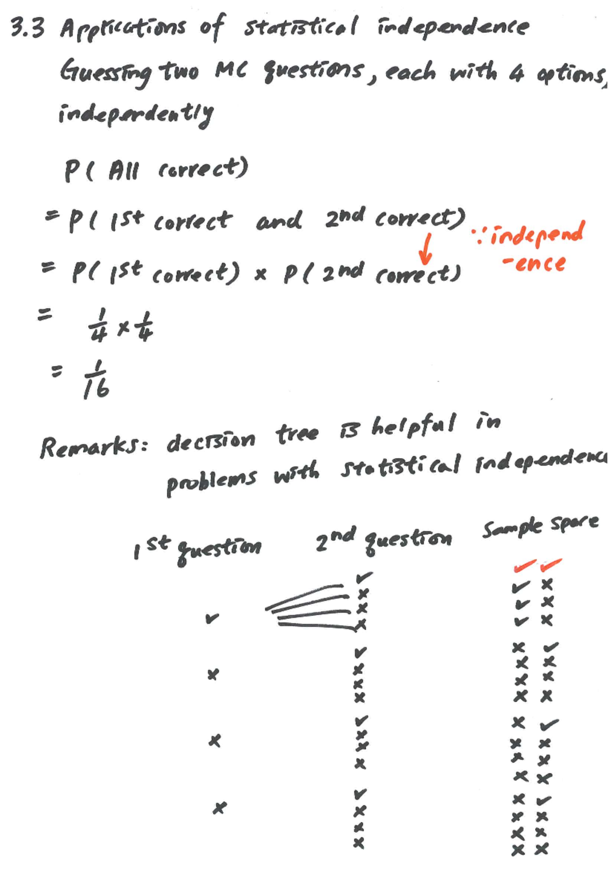 CB2200 Week 4 handwritten notes by tony - Business Statistics - Studocu
