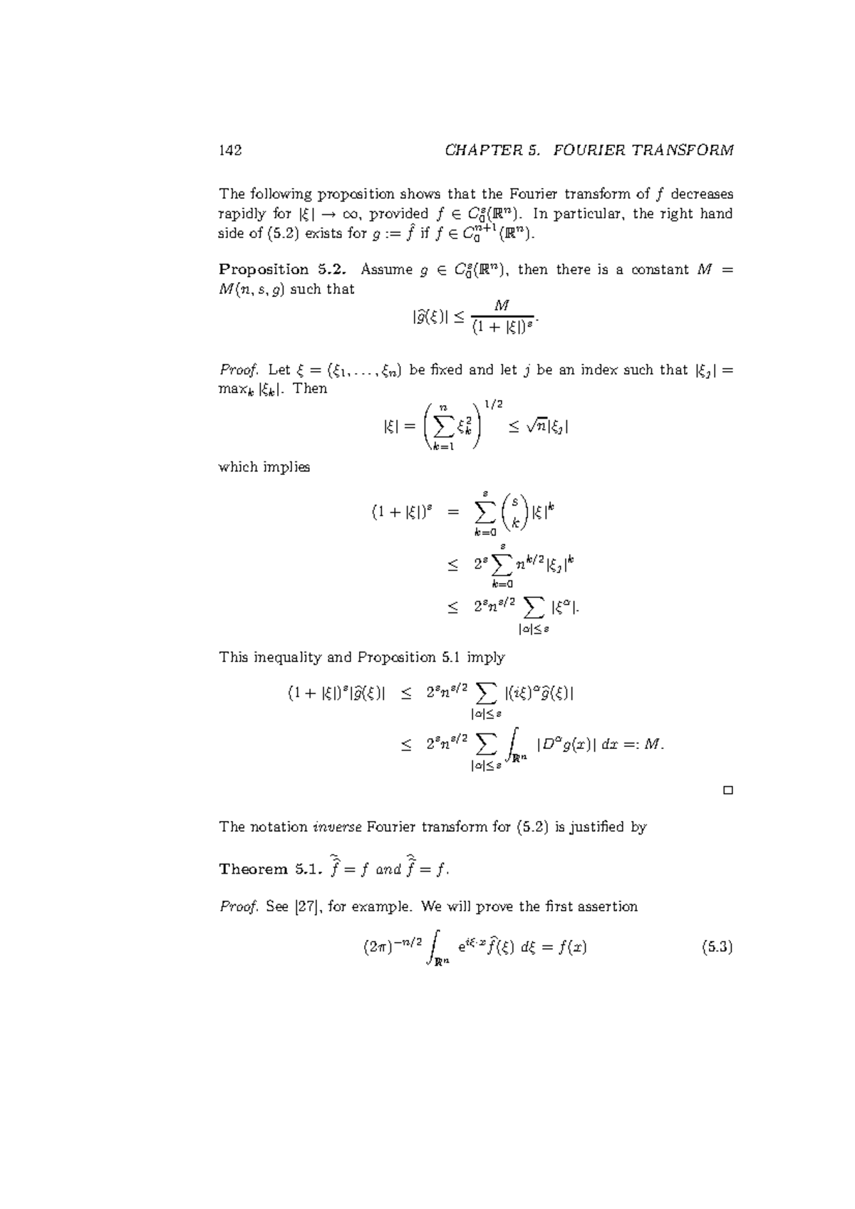 Fisika Matematika 48 Equations From Variational Problems 142 Chapter 5 Fourier Transform