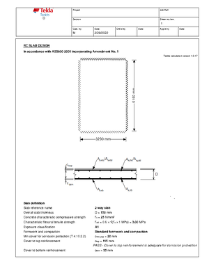 2-way slab example 2 - Design of two-way slab design according to ...