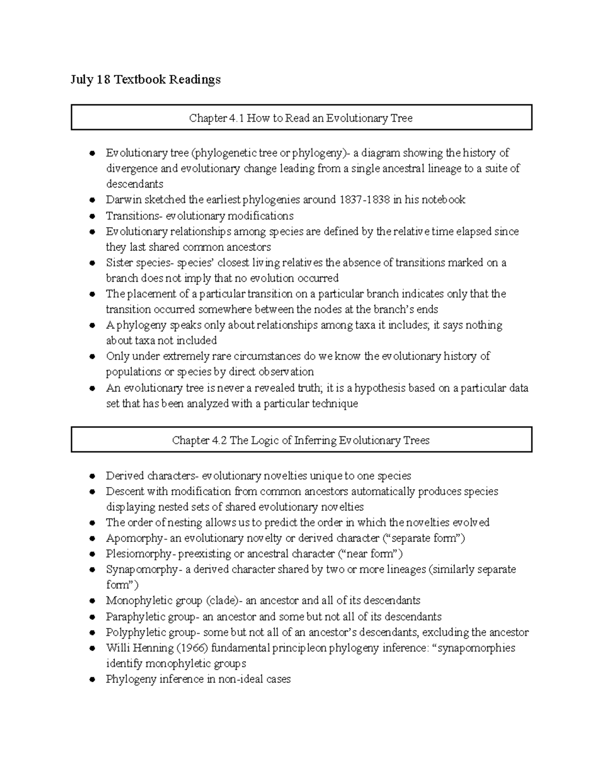 Chapter 4.1-4.3 Textbook Notes - July 18 Textbook Readings Chapter 4 ...