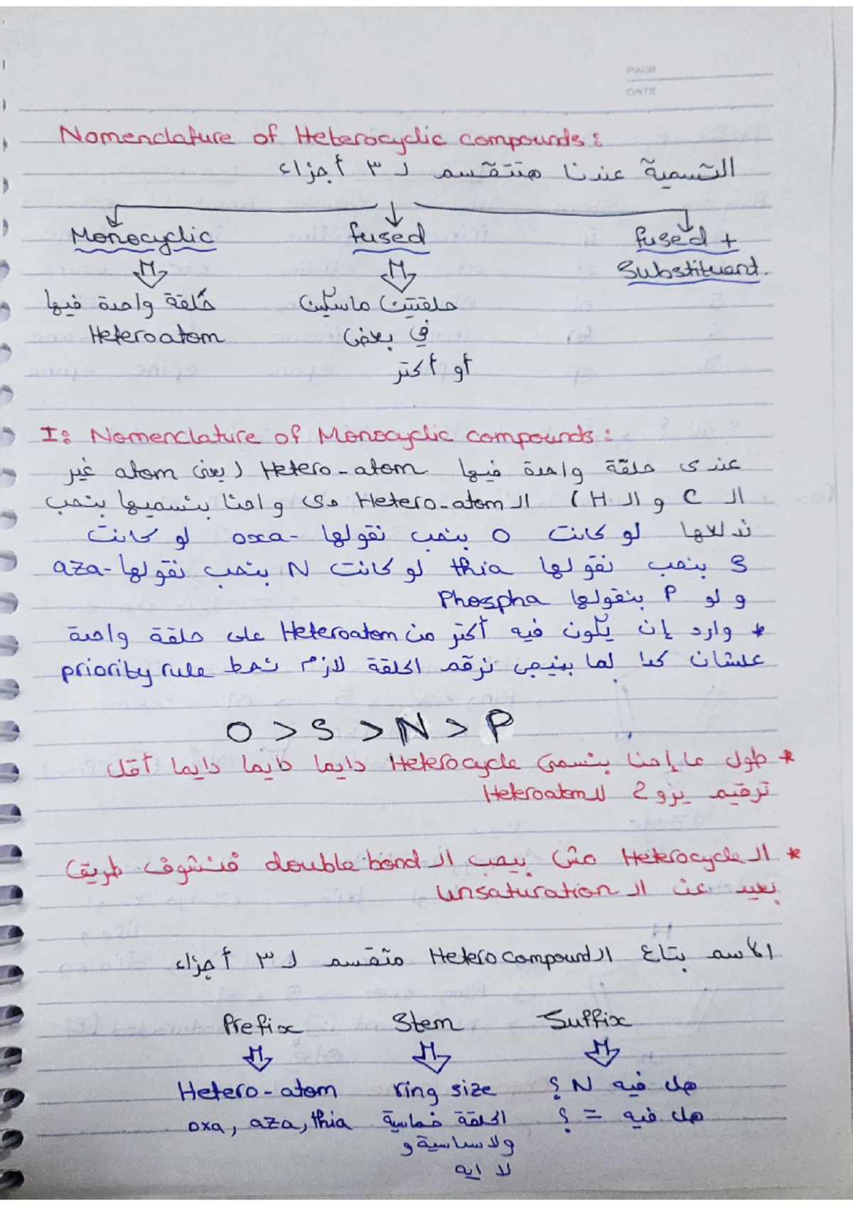 Nomenclature of monocyclic heterocompounds - Pharmaceutical Organic ...