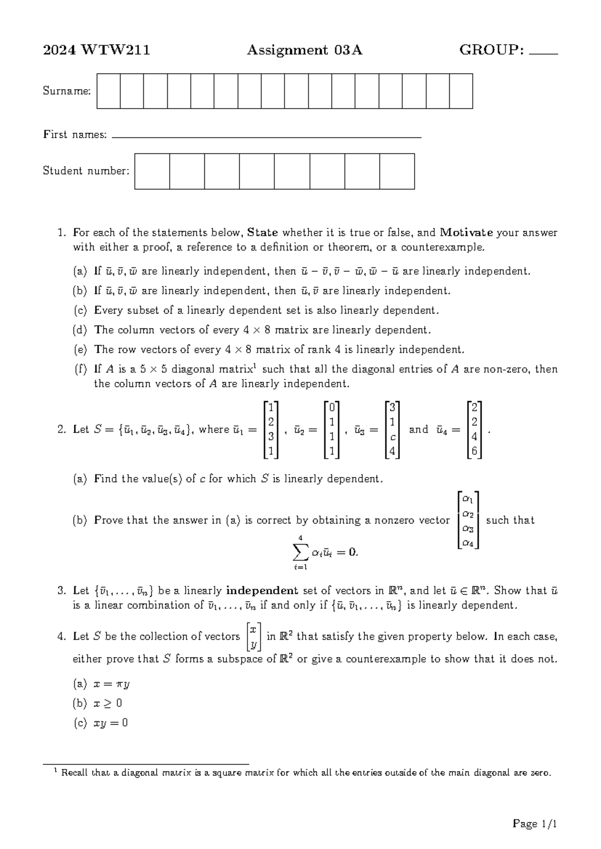 Assign 03A - 2024 WTW211 Assignment 03A GROUP: Surname: First names ...