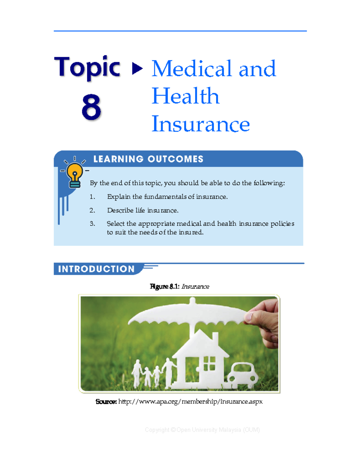 12 MPU3313 V2 T8 - HEALTH AND WELLNESS 2 - Figure 8: Insurance Source ...