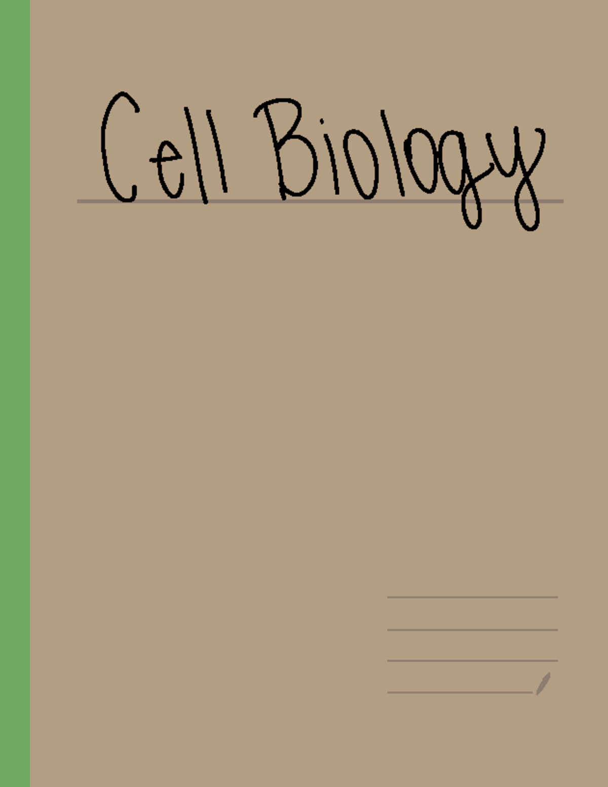 Cell Bio - Notes for Cell Bio - Cell Biology week Central Dogma Of ...