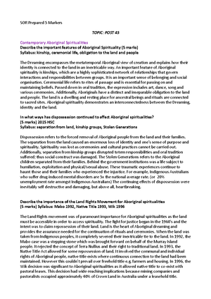 HSC Notes English standard - Ali Cobby Eckerman Poems - Module A ...