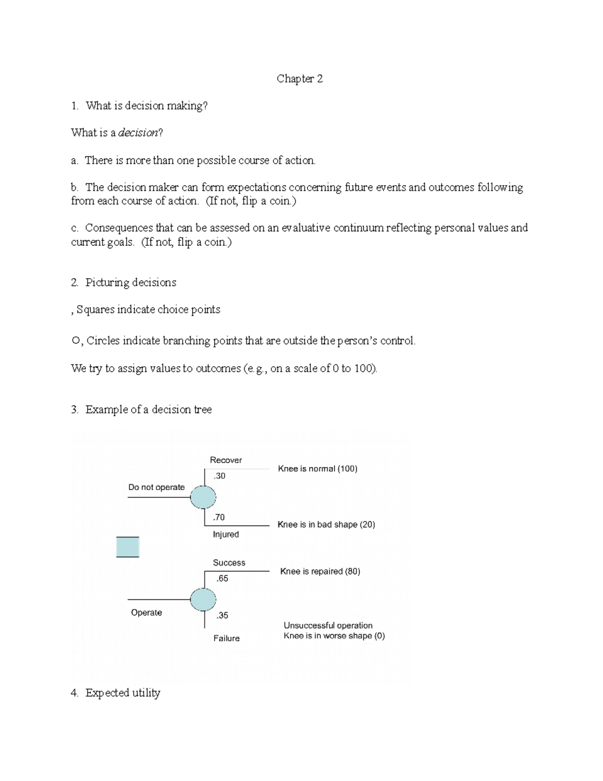 Chapter 2dm smells mkk njk jj nj n - Chapter 2 What is decision making ...