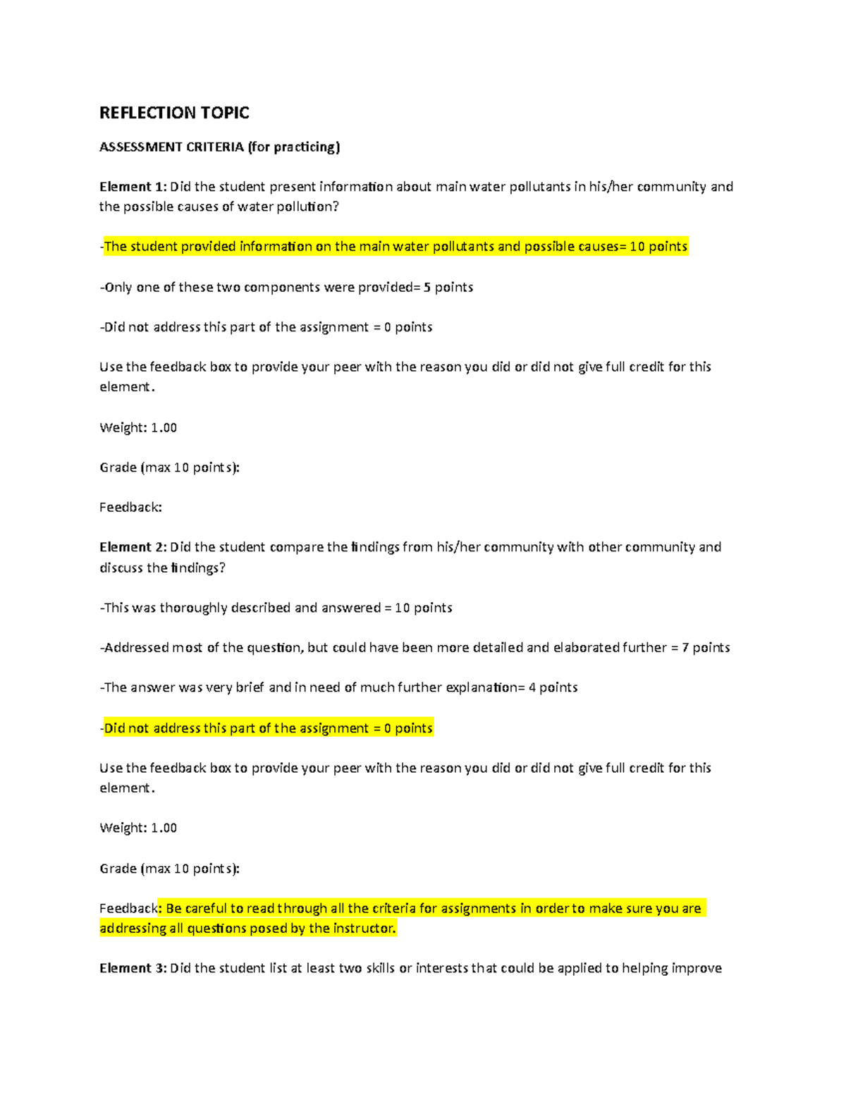 UNIV 1001 Journal and Reflection Topic unit 2 - REFLECTION TOPIC ...