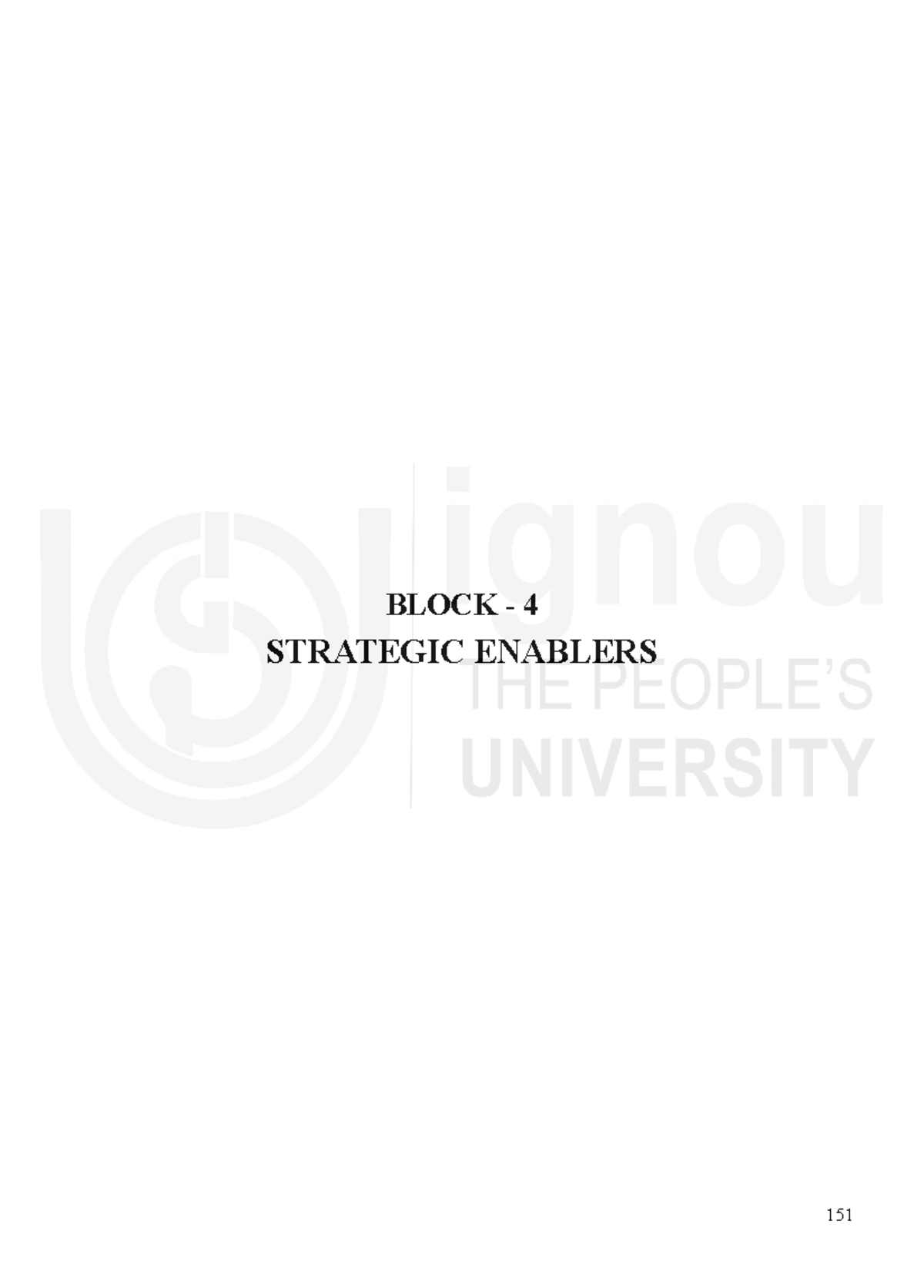 Study Material of MMPC-017 ( Ignou) Block-4 Strategic Enablers - BLOCK ...