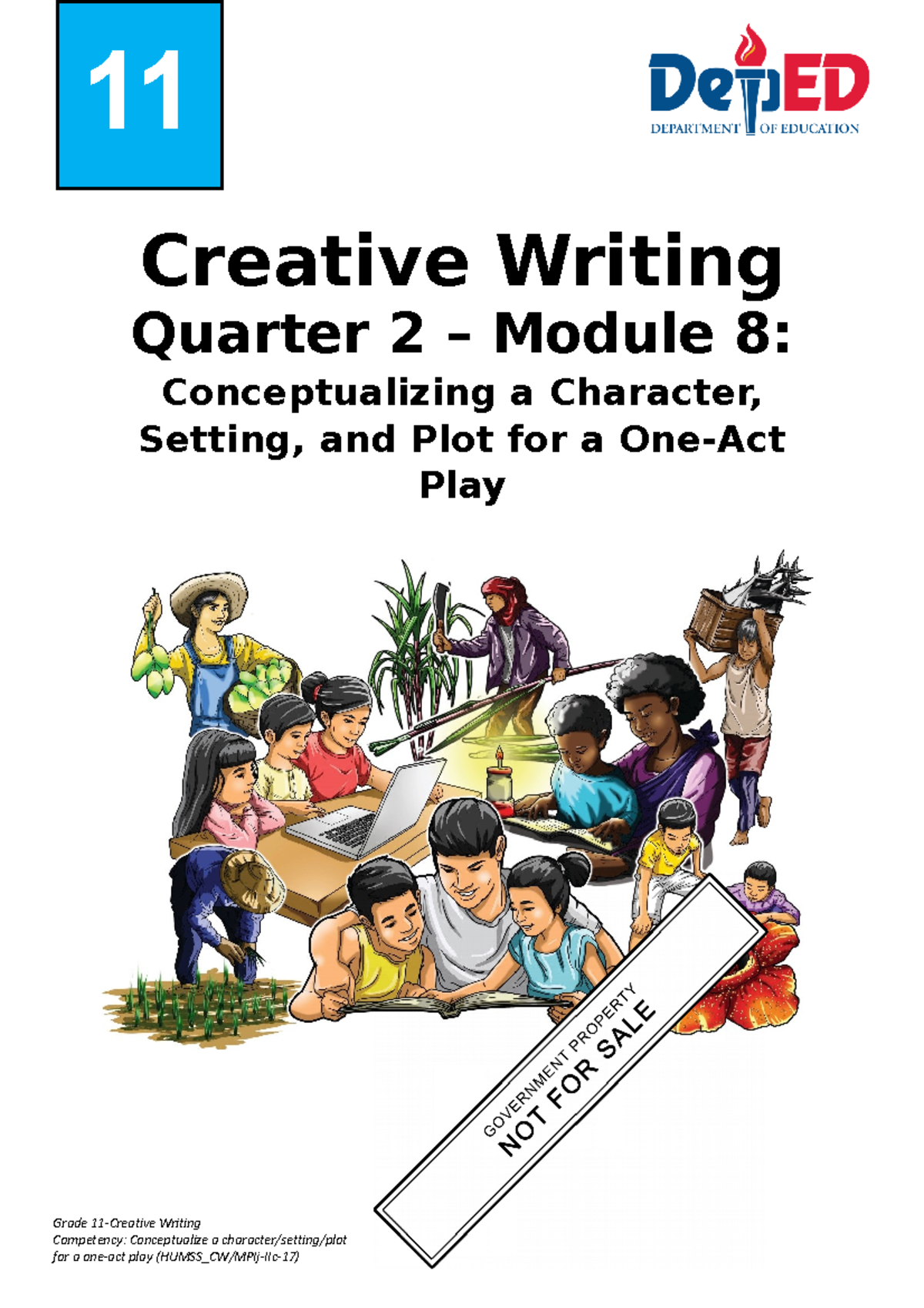 CW MELC8 Creative Writing Grade 11 Creative Writing Competency