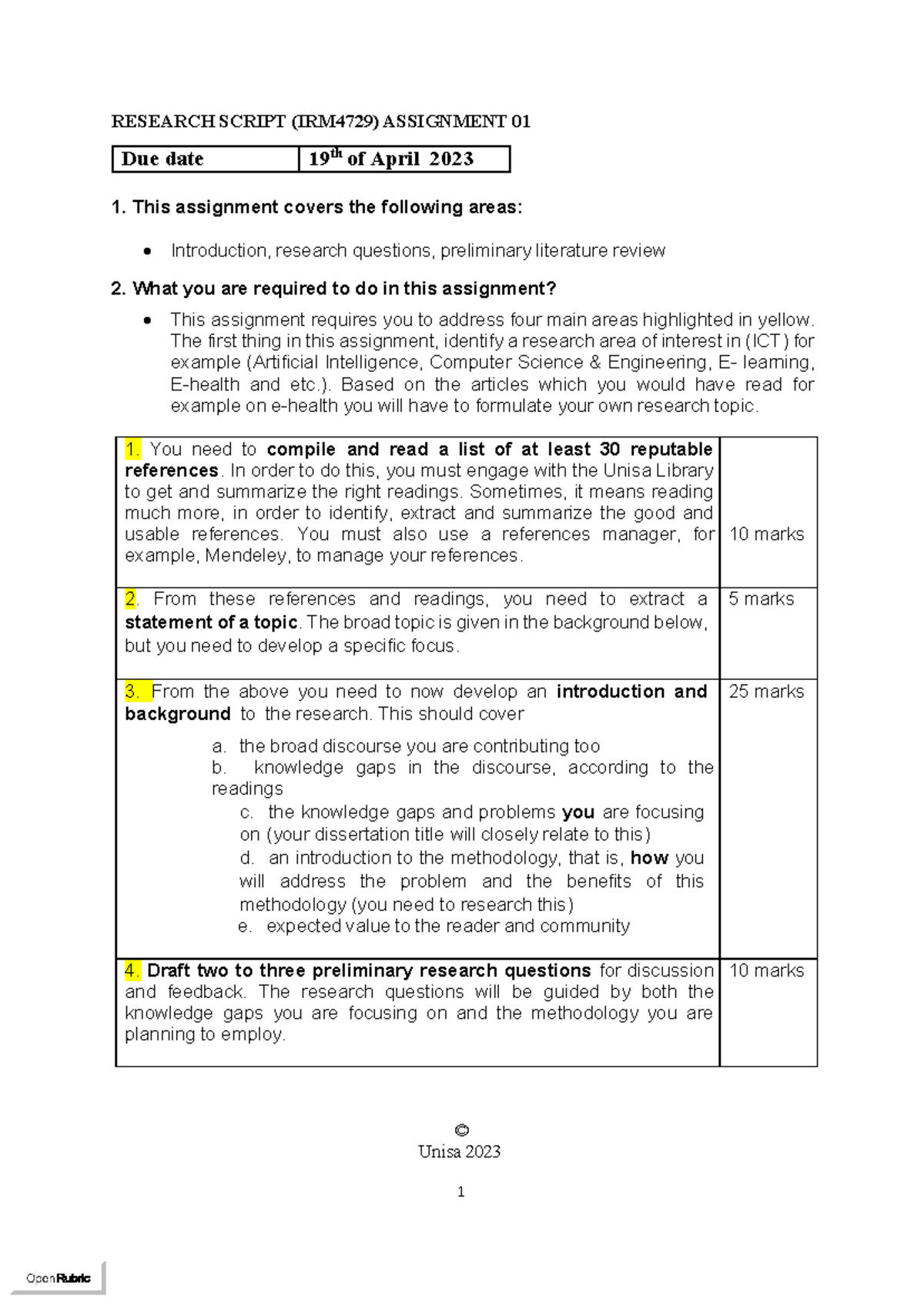 IRM4729 Assignment 1 - RESEARCH SCRIPT (IRM4729) ASSIGNMENT 01 Due date ...