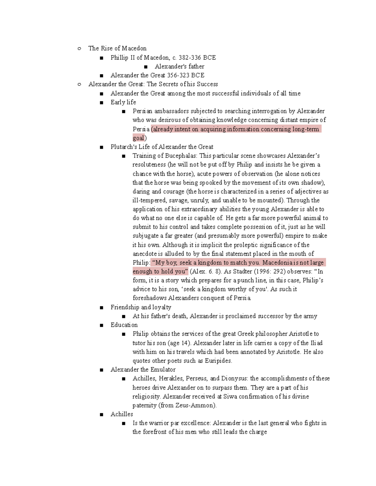 Chapter Seventeen - Notes - The Rise of Macedon Phillip II of Macedon ...