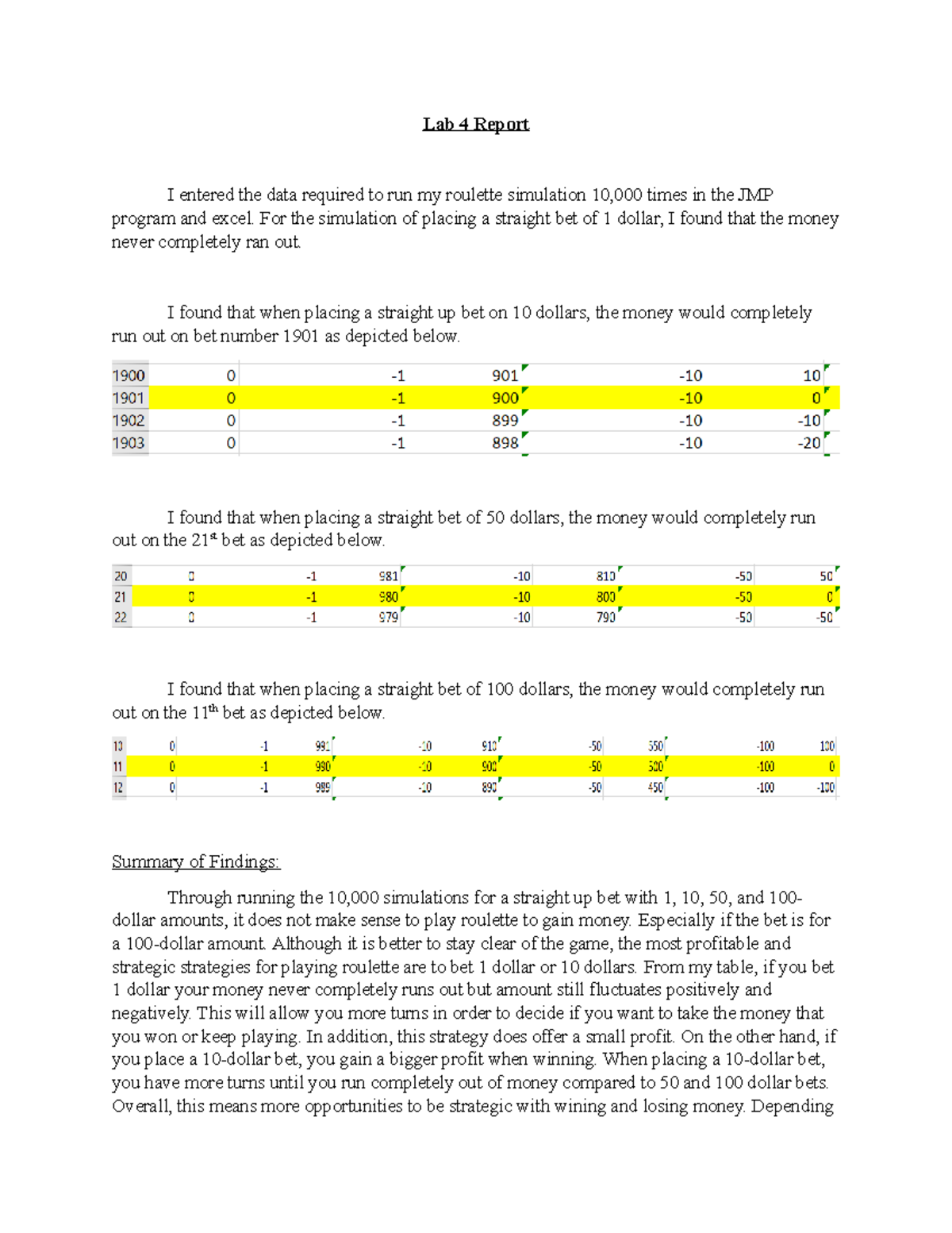 Lab Assignment #4 (Stats) - Lab 4 Report I entered the data required to ...