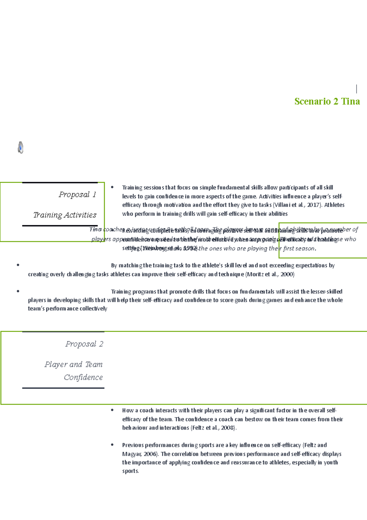 Proposal SEP NEW - Training sessions that focus on simple fundamental ...
