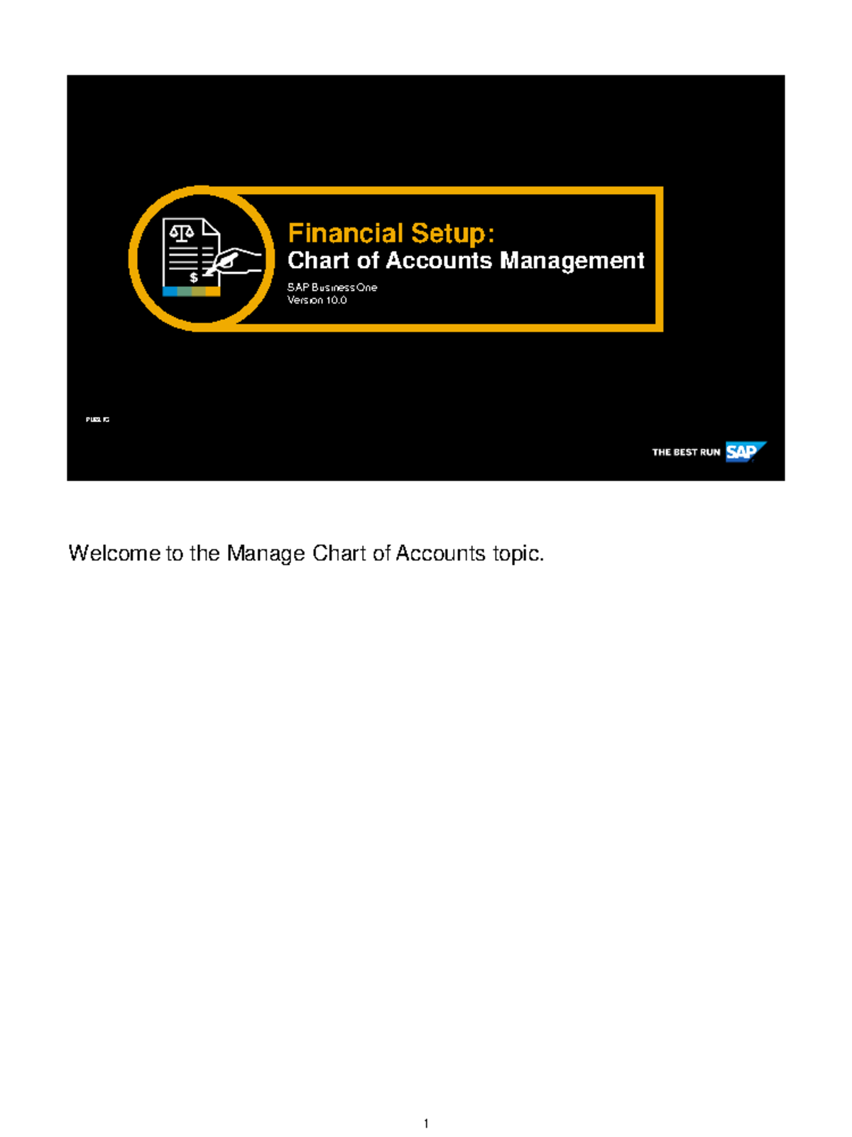 10 Fin Setup 12 COA Manage COA - PUBLIC Financial Setup: Chart of ...