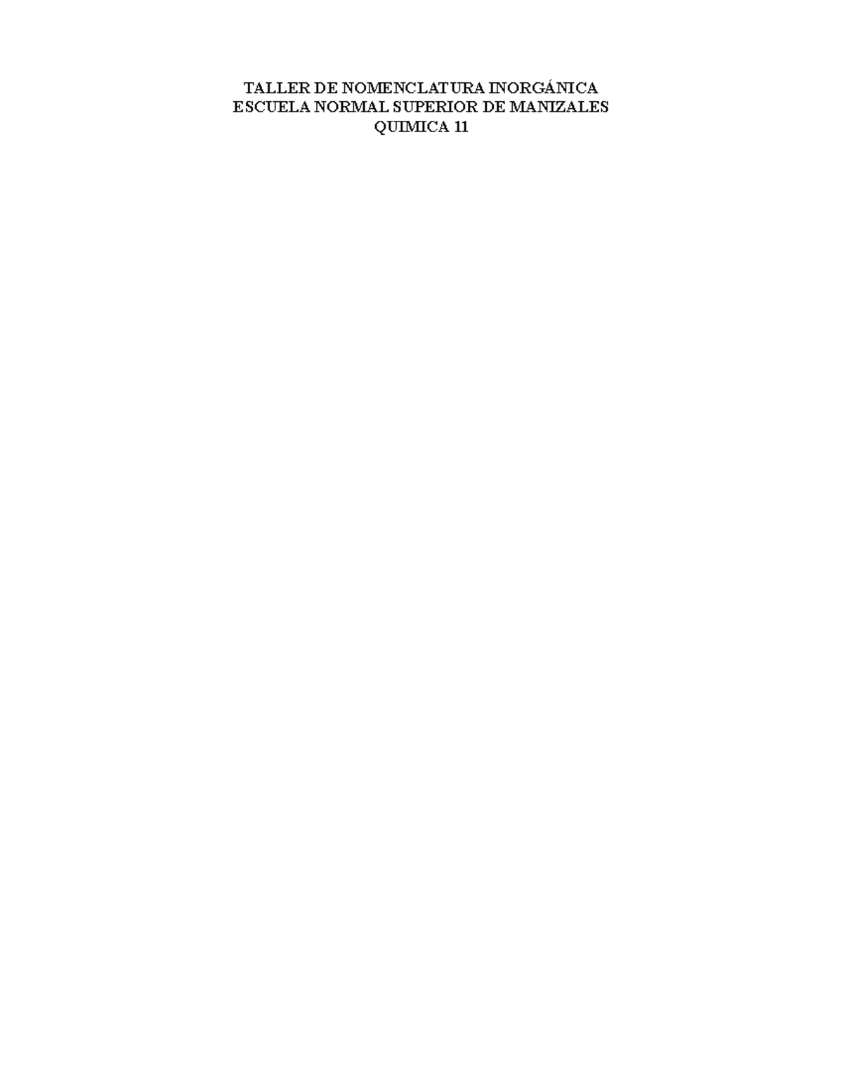 Taller-nomenclatura-inorganica CON EJERCICIOS Y RESUMEN - TALLER DE ...