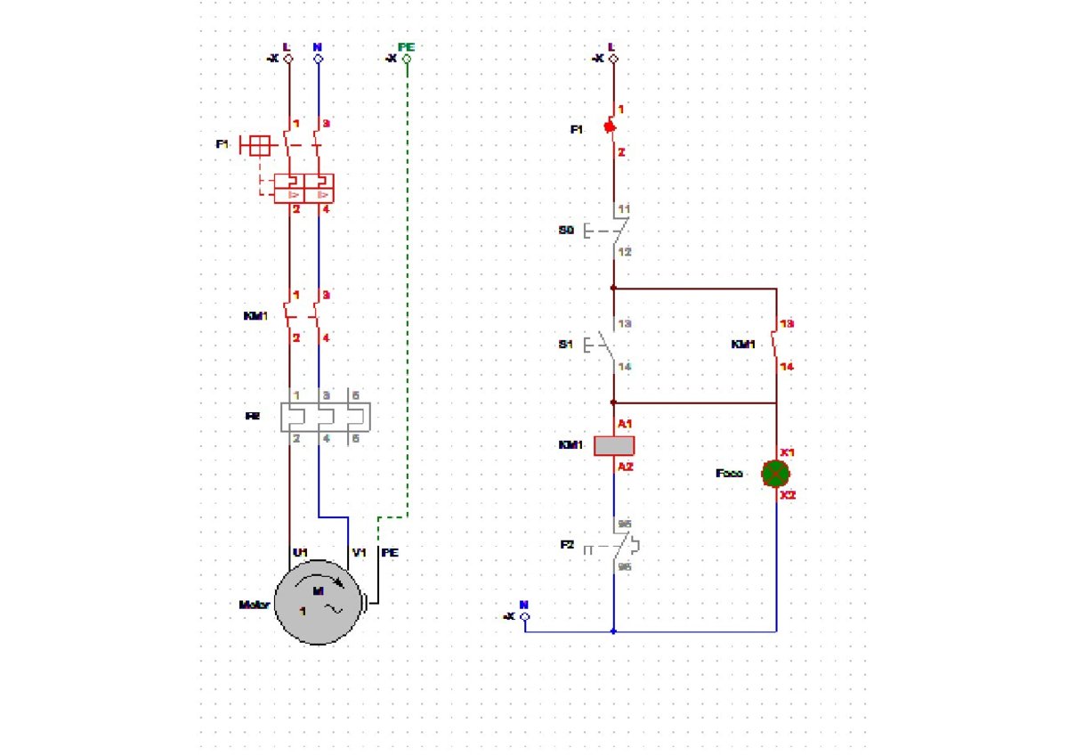 Diagrama electrico de motor - Circuitos Eléctricos I - Studocu