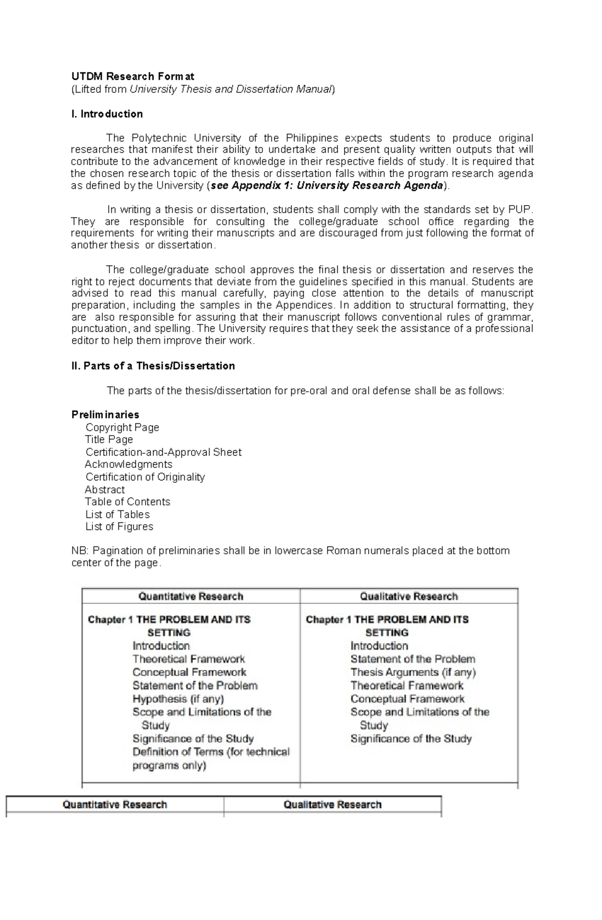 (1.0) UTDM Research Format Edt 5 (Std Cpy) - UTDM Research Format ...