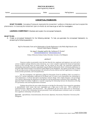 Basic Knowledge in English - READING AND WRITING SKILLS TOPIC: SUBJECT ...